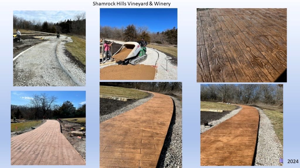 Stamped Concrete Walkway Paving in Excelsior Springs, MO - Gann Asphalt ...